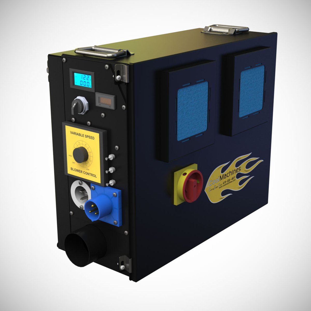 Machine equipment for insulation machines or vacuum cleaners